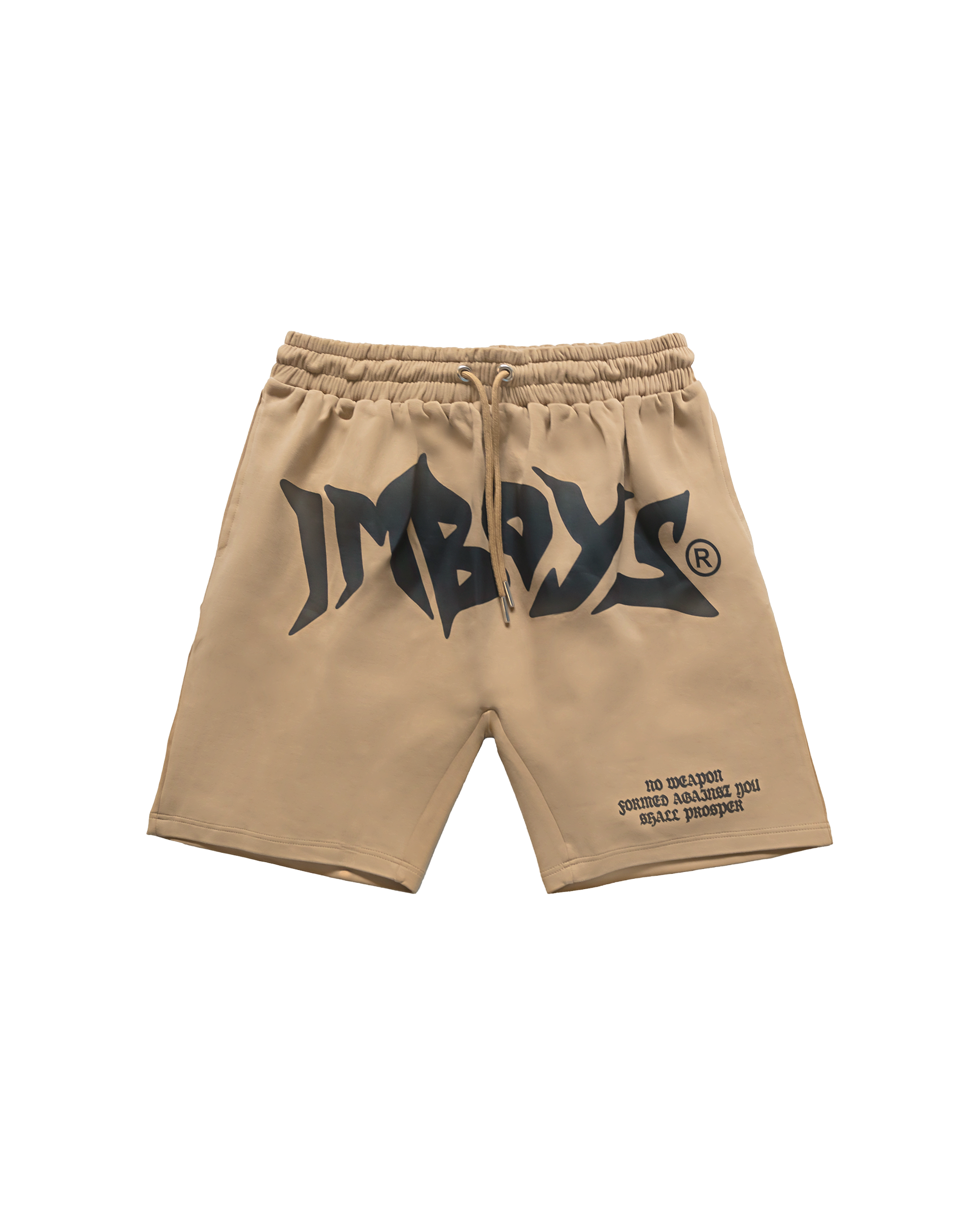 No Weapon Shorts Beige – IMBOYS